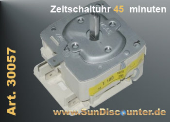 Zeitschaltuhr Diehl Typ 600, t85 & Zeitschaltuhrenknöpfe